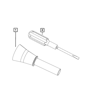 2012-2025 Mopar Fuel Tank Filler Tube Funnel 68158775AC | Mopar eStore