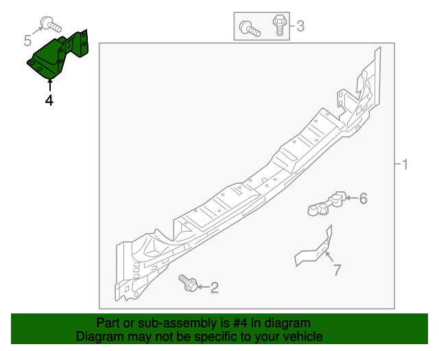 2013-2020 Nissan Pathfinder Reinforced Bracket G9138-3JAMA | Nissan Canada