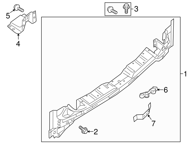 2013-2020 Nissan Pathfinder Reinforced Bracket G9138-3JAMA | Nissan Canada