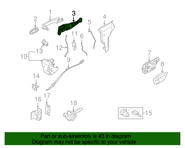 2006-2014 Volvo XC90 Bracket - Driver's Side (LH) 31253175 | TascaParts.com