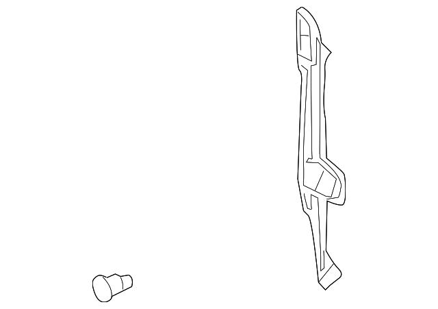 2004-2009 Toyota Prius Protector 53827-47021 | Toyota Parts Center