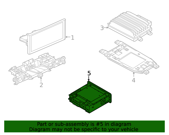 8W2-035-050 - Control Module 2020 Audi | Audi OEM Parts
