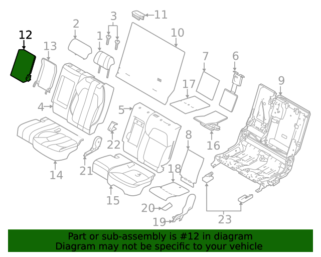 Genuine OEM Armrest Part# LR064443 Fits 2018-2022 Land Rover Range ...