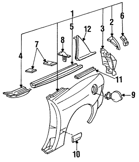 Quarter Panel & Components for 2002 Pontiac Firebird | QuirkParts