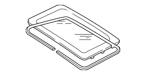 1999-2003 Volkswagen Jetta Sunroof Glass 8D0-877-071-A | OEM Parts Online