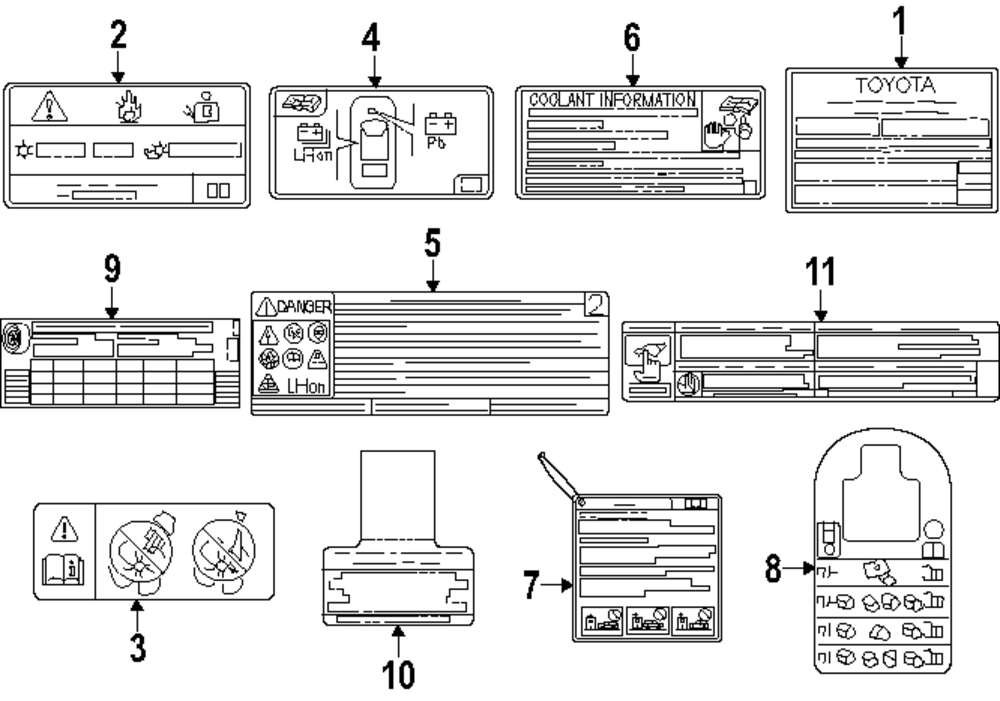 288A210010 - 2023-2024 Subaru Solterra - Battery Label | Subaru Parts HQ