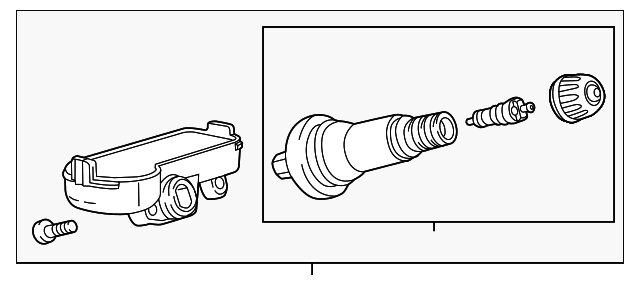 2020-2024 GM Tire Pressure Indicator Sensor 13540607 GM | GMPartsDirect.com