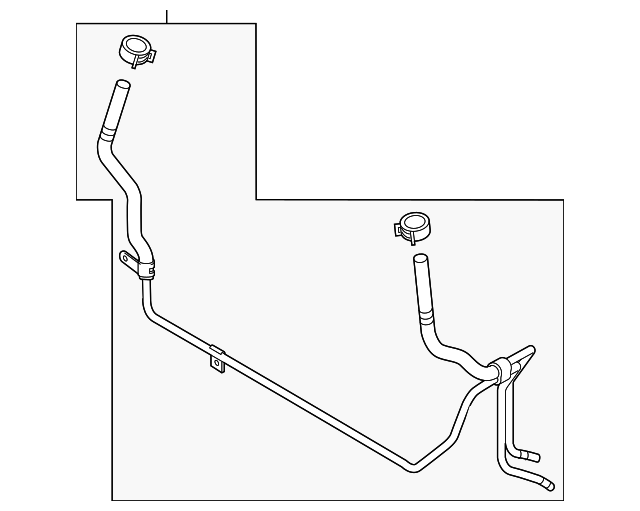 2019 Ford Edge Automatic Transmission Oil Cooler Hose Assembly K2GZ-7890-B | TascaParts.com