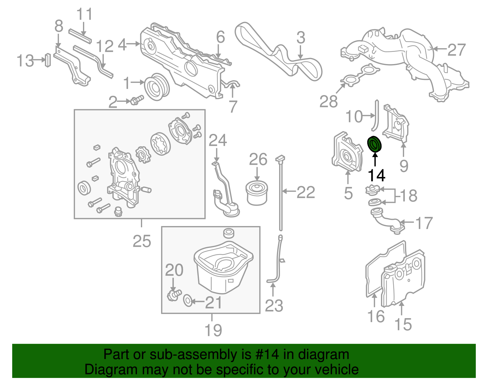 2004-2021 Subaru Oil Seal 806742160 | Subaru Parts Store