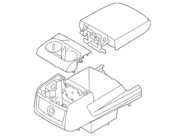 84680-R0000B9E - Armrest Assembly 2022-2023 Kia Carnival | Kia.Parts Store