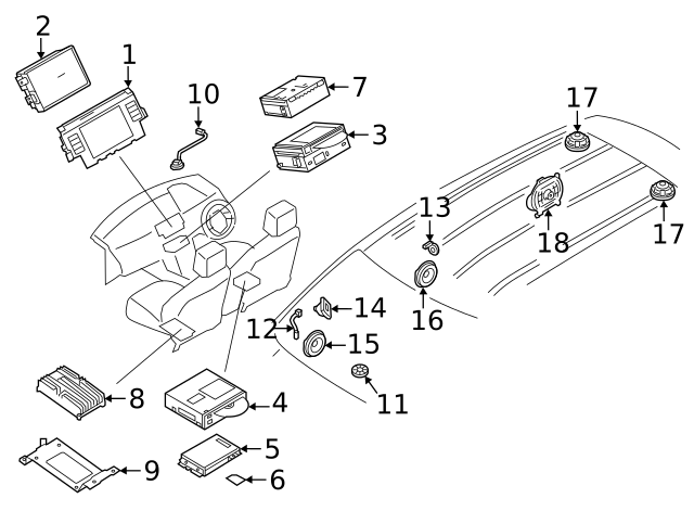2015-2019 Land Rover Discovery Sport Memory Card LR125953 | OEM Parts ...