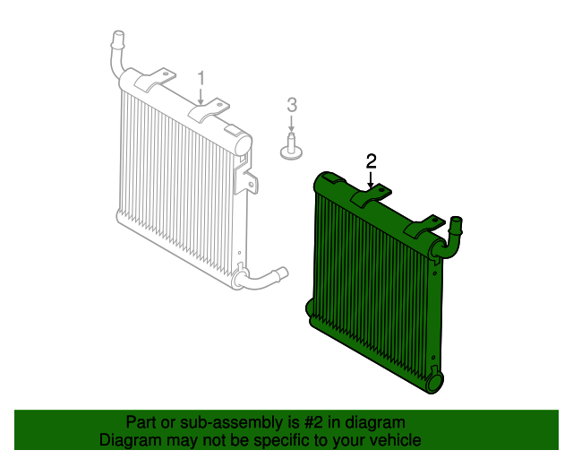 Genuine Auxiliary Radiator for 2018-2023 Land Rover Range Rover Velar ...