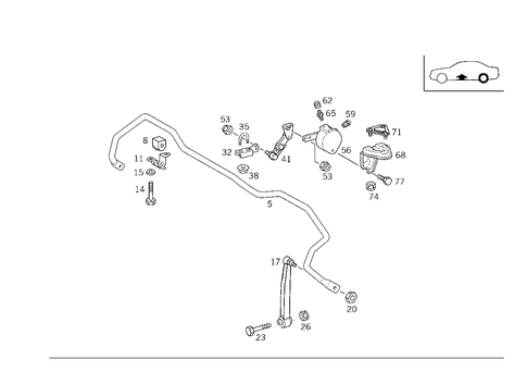 Rear Torsion Bar & Height Control Valve Used Self-Levellingdevice for ...