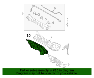 84124-P2000 - Engine Compartment Insulation 2021-2023 Kia Sorento | Kia ...