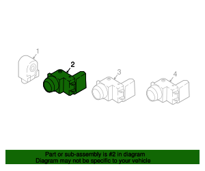 2019 Genesis G90 Sensor Assembly Parking Assist Sys 95720-D3000-SY6 ...