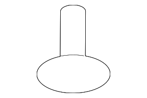 2018-2024 GMC Terrain Headliner Retainer 23376167 | GM Parts Center