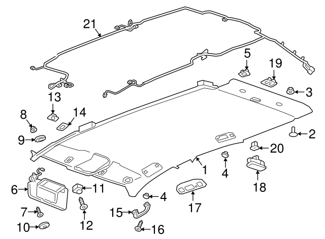 84754545 - Roof Wiring Harness 2022-2024 GM | AutoNationParts.com