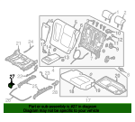 6977A792 - Seat Adjuster End Cover 2014-2022 Mitsubishi | Mitsubishi ...