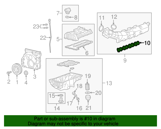 2017-2019 GM Intake Manifold Gasket 55577046 GM | GMPartsDirect.com