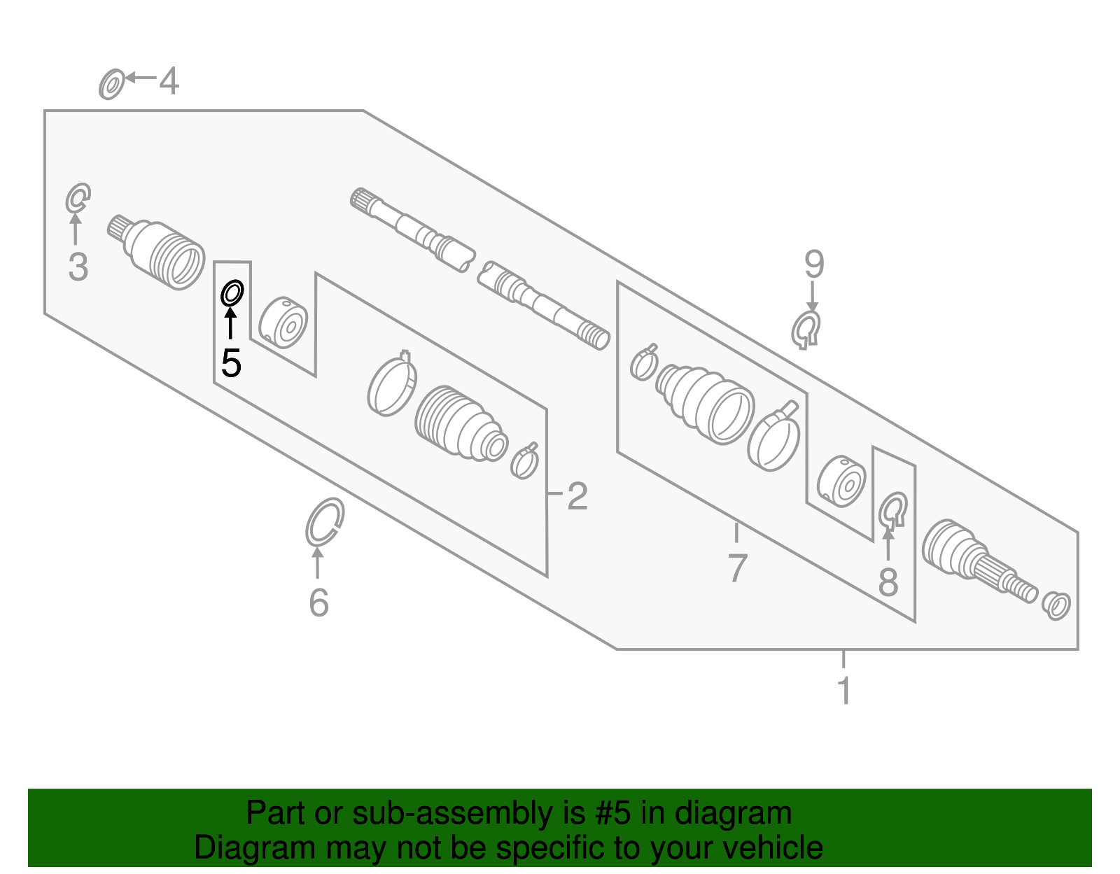 2016-2024 Nissan Inner Boot Snap Ring 39734-7S010 | Sullivan Brothers ...