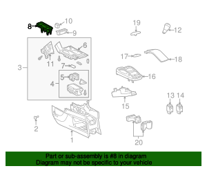 2010-2012 Lexus RX350 Trim Bezel 58822-0E010-E0 | OEM Parts Online