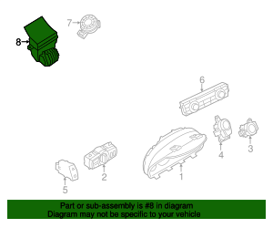 62306815505 - 2015-2018 BMW X4 Head-Up Display (62-30-6-815-505) | BMW ...