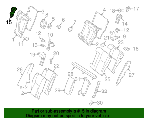 2010-2015 Mercedes-Benz Folding Seat Latch 204-920-01-72 ...