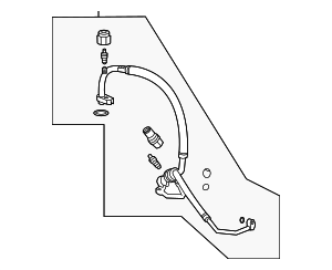 2020-2024 GM Air Conditioning Compressor and Condenser Hose Assembly ...