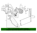 2016-2024 GM Air Conditioning Compressor Hose Seal 13418809 GM ...