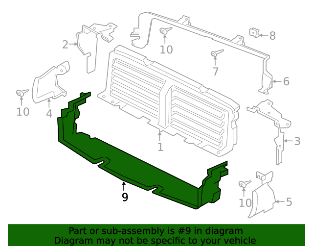 2019-2023 Jaguar F-Pace Under-Body Shield T4A17884 | Haper Jaguar Parts