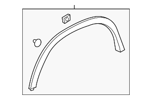 2017-2022 Chevrolet Trax Anthracite Driver Side Front Wheel Opening ...