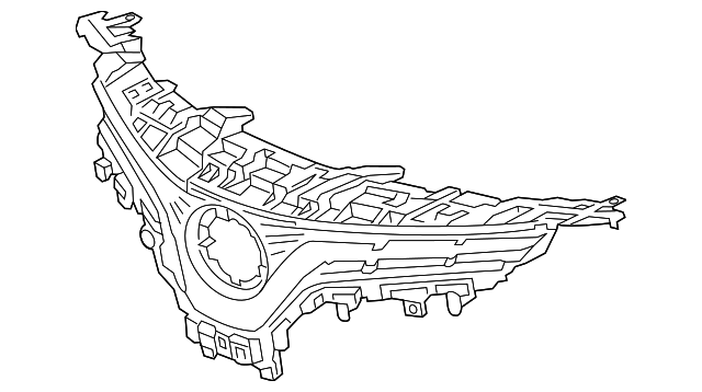 2021-2024 Toyota Camry Upper Grille 53111-06B60 | Sparks Parts