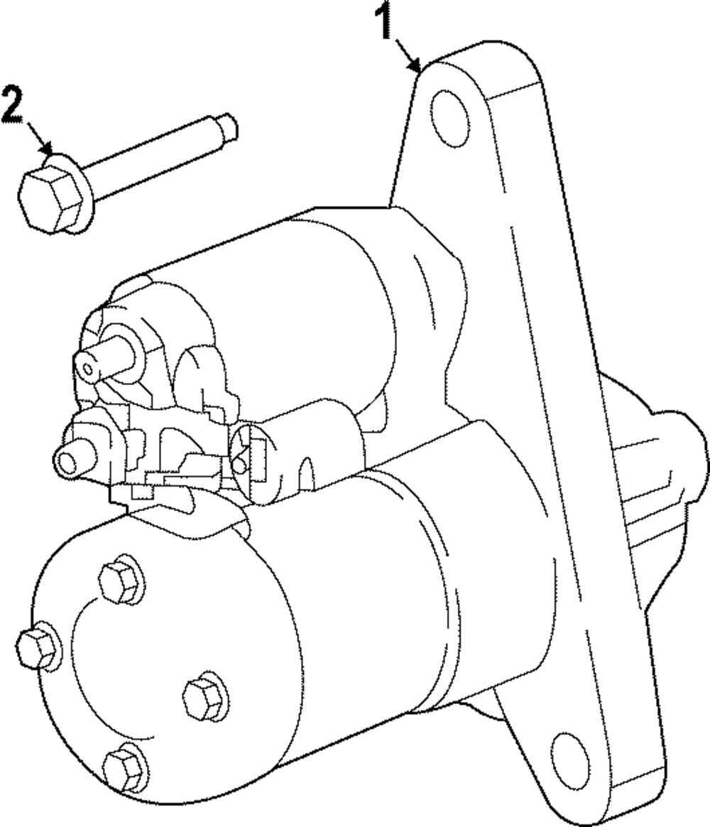 2021-2024 Nissan Rogue Starter Motor 23300-6RC0A | Nissan Parts Store