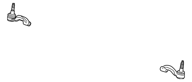 2016-2020 Cadillac CT6 Passenger Side Steering Linkage Outer Tie Rod ...