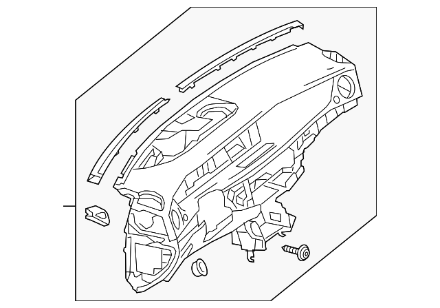 Instrument Panel - Part #222-680-42-87-28-1B55 | Mercedes Parts Center