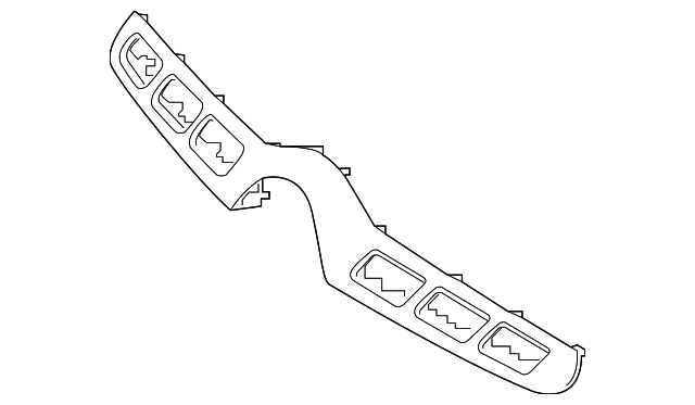156-888-06-00-9982 - Upper Molding 2018-2020 Mercedes-Benz | Mercedes ...