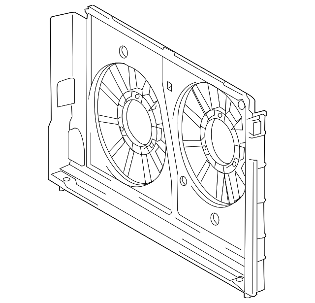 16711-37040 - Fan Shroud - 2010-2017 Toyota | OEM Parts Quick