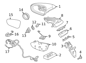 2020-2024 Porsche 911 Puddle Lamp 992-949-134-A | Sunset Porsche Parts