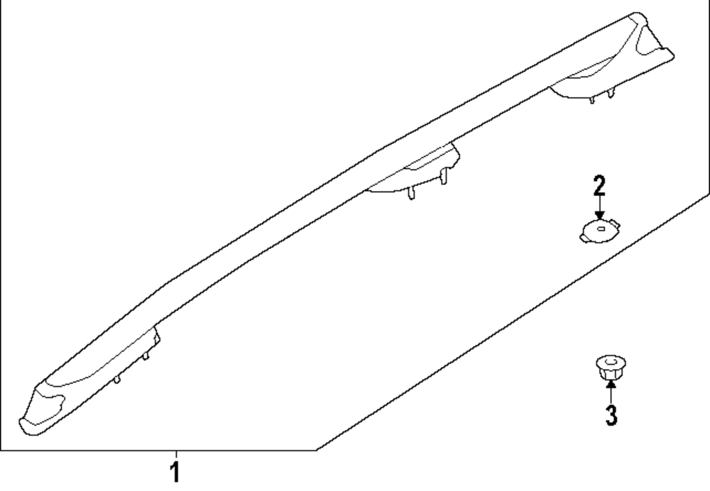 91151FN000 - 2024 Subaru Crosstrek - Roof Rack | Subaru Parts HQ
