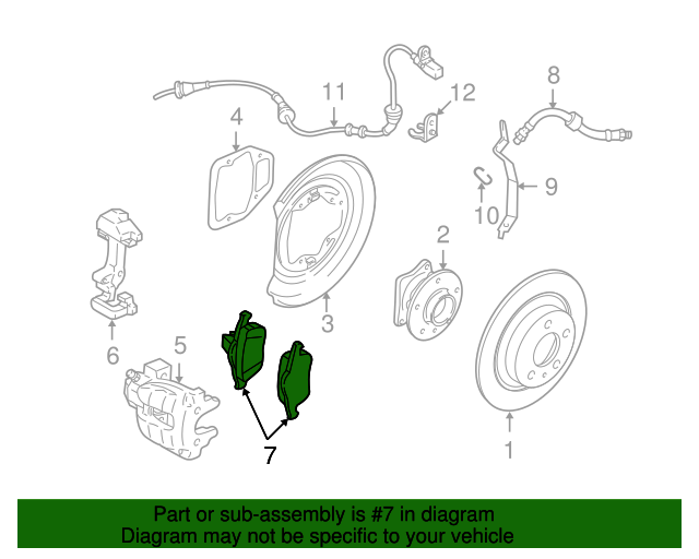 2003-2014 Volvo XC90 Brake Pads Rear 32373159 | OEM Parts Online