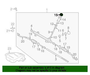 56517-2T000 - Rack and Pinion Cap 2012-2015 Hyundai Sonata | AutoNation ...