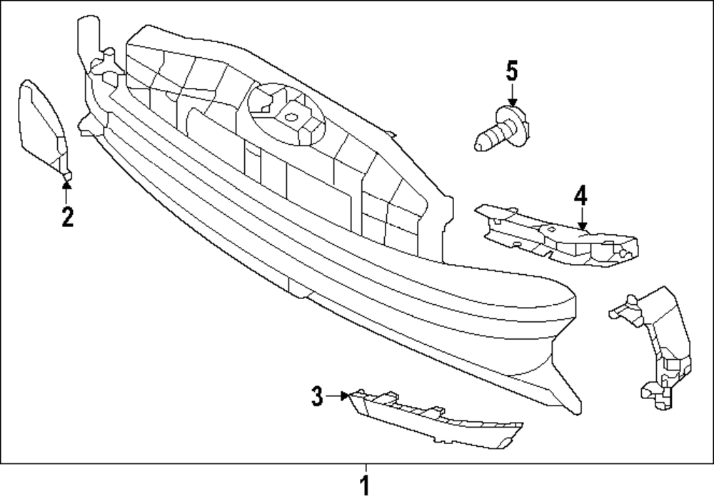 57731CC100 - 2022-2024 Subaru BRZ - Grille | Subaru Parts HQ