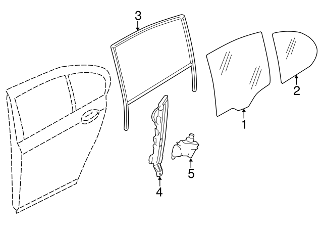 2009-2015 BMW Vent Window Assembly 51-35-7-177-850 | AutoNationParts.com