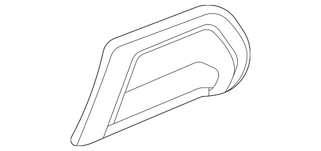 2020-2023 GM Black Driver Side Pickup Box Outer Side Panel Front Step ...