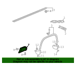 2020-2022 GM Black Driver Side Pickup Box Outer Side Panel Front Step ...