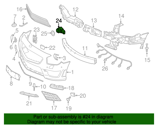 2010-2020 Mercedes-Benz Distance Sensor 000-905-02-42 | Mercedes-Benz Parts