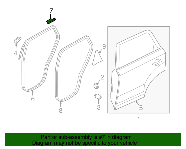 2001-2018 Kia Door Weather-Strip Clip 8213422000 | TascaParts.com