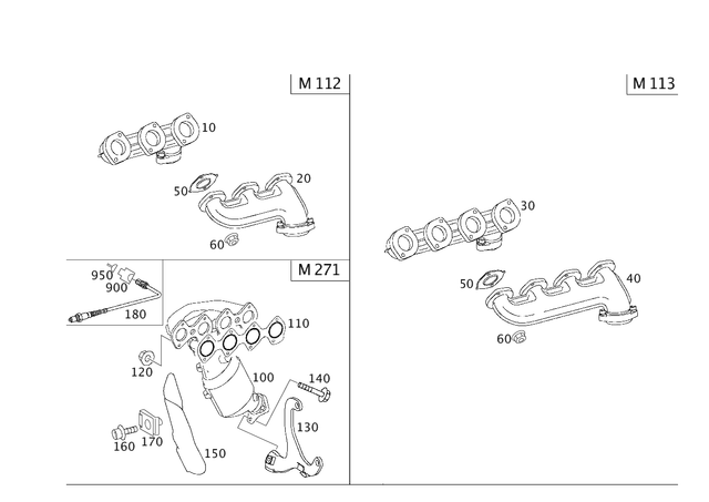 112-142-01-80 - Gasket 1994-2008 Mercedes-Benz | Mercedes-Benz USA Parts