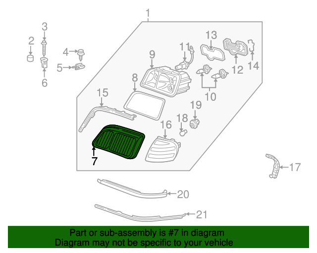 202-820-58-66 - Lens 1998-2000 Mercedes-Benz | Mercedes-Benz USA Parts