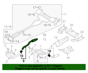 Genuine OEM Ford Part - Front Pipe GD9Z-5G203-C | Genuine OEM Ford ...